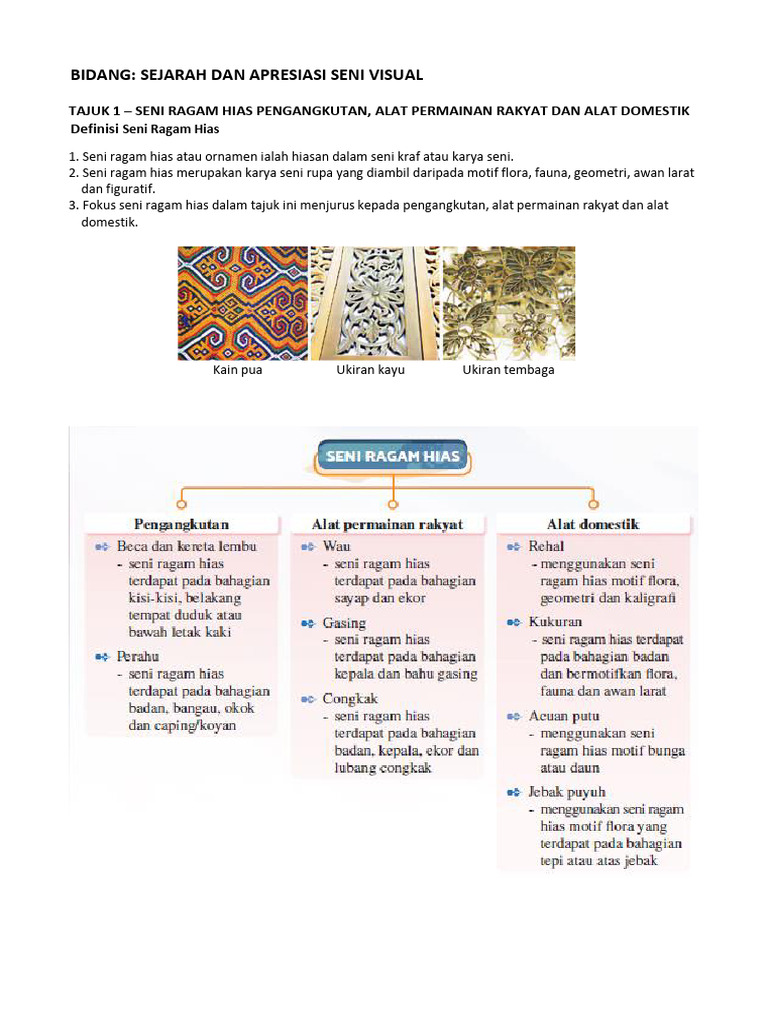 Seni Ragam Hias | PDF