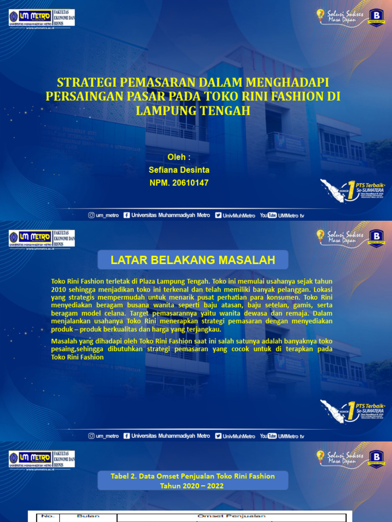 Strategi Pemasaran Dalam Menghadapi Persaingan Pasar Pada Toko Rini ...