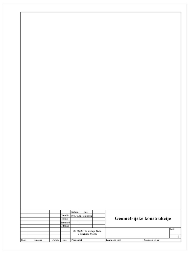 Zaglavlje A4 Format | PDF