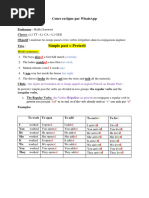 Comprendre le prétérit en anglais | PDF | Linguistics | Grammar