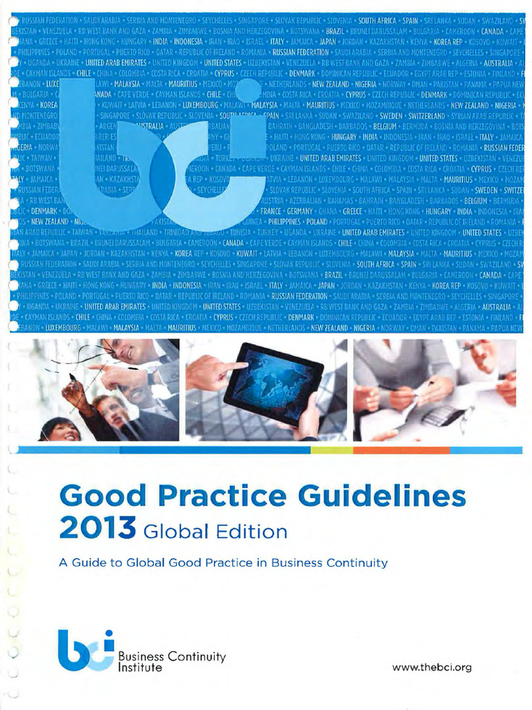 BCP Good Practice Guideline 2013 | PDF | Risk | Risk Management