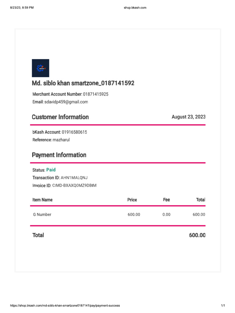 Web Payment Sample | PDF
