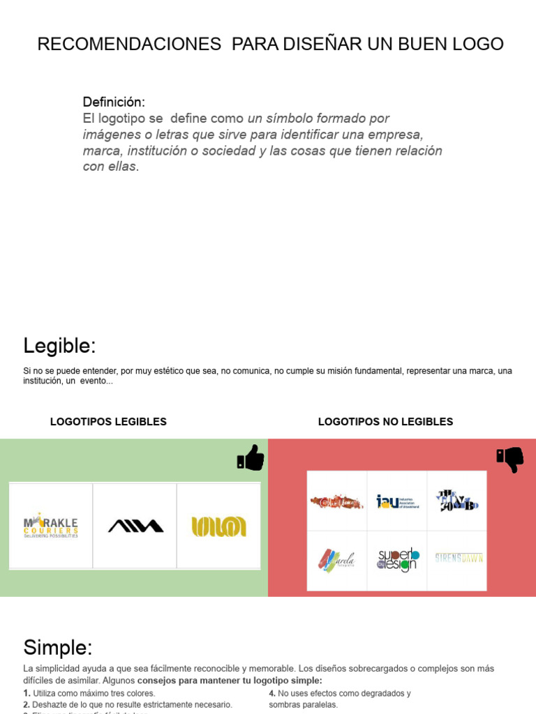 Diseño de Logos: Claves y Consejos | PDF | Crecimiento personal y profesional | Arte