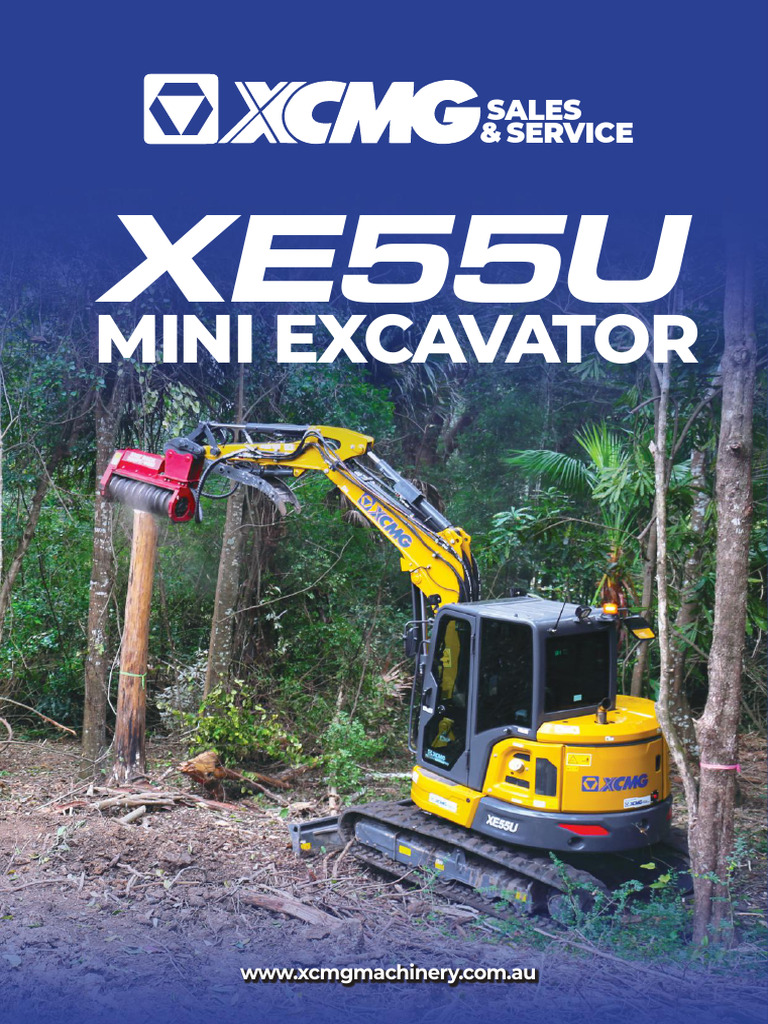 XCMG SS XE55U Mini Excavator Email | PDF | Pump | Truck