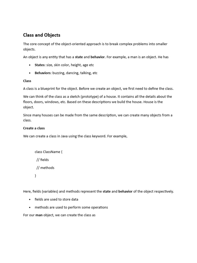 Class and Objects Lecture 2 | PDF | Class (Computer Programming ... Class and Objects Lecture 2 | PDF | Class (Computer Programming ...