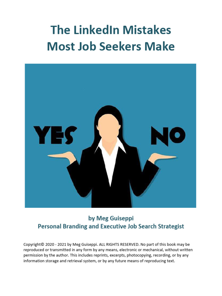 29-LinkedIn-Mistakes | PDF | Search Engine Optimization | Linked In