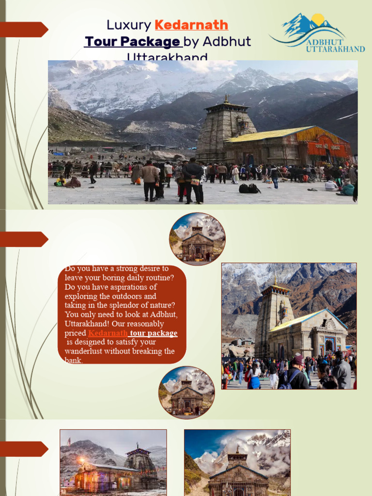 Luxury Kedarnath Tour Package by Adbhut Uttarakhand | PDF
