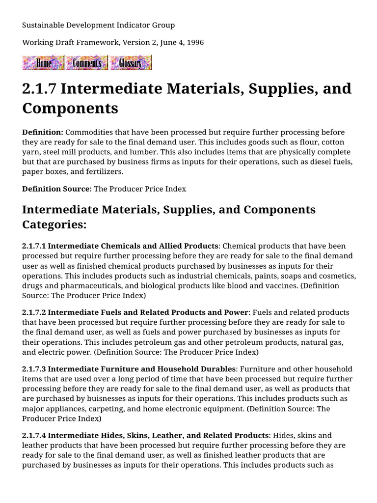Intermediate Materials, Supplies, and Components | PDF | Textiles | Paper