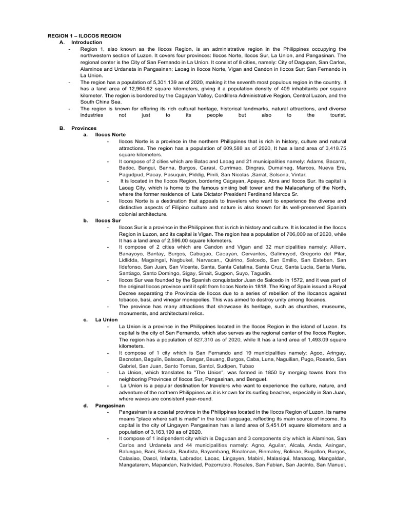 Group 1 - Written Report | PDF | Tourism | Foods