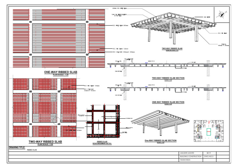 B.con Sem5 Ribbed Slab PRINT 2 | PDF | Structural Engineering