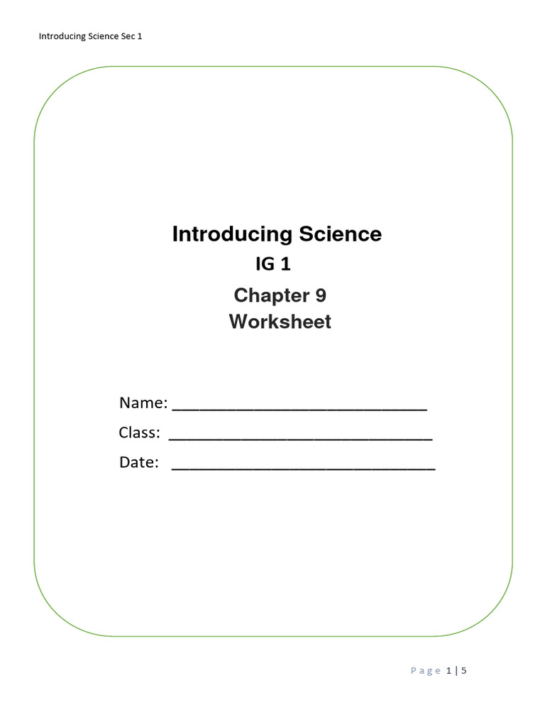 Chapter 9 Worksheet - Ans | PDF | Ph | Acid