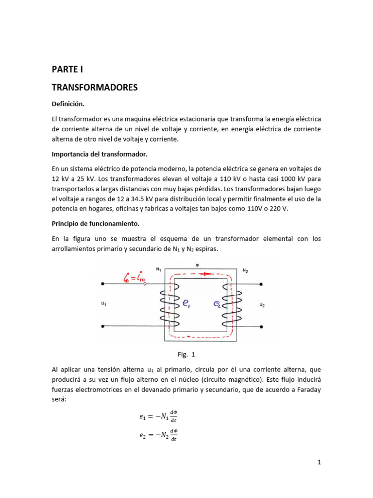 Maquinas Electricas (3P) | PDF | Transformador | Inductor