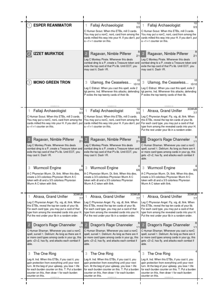Metadeck Modern 2 | PDF