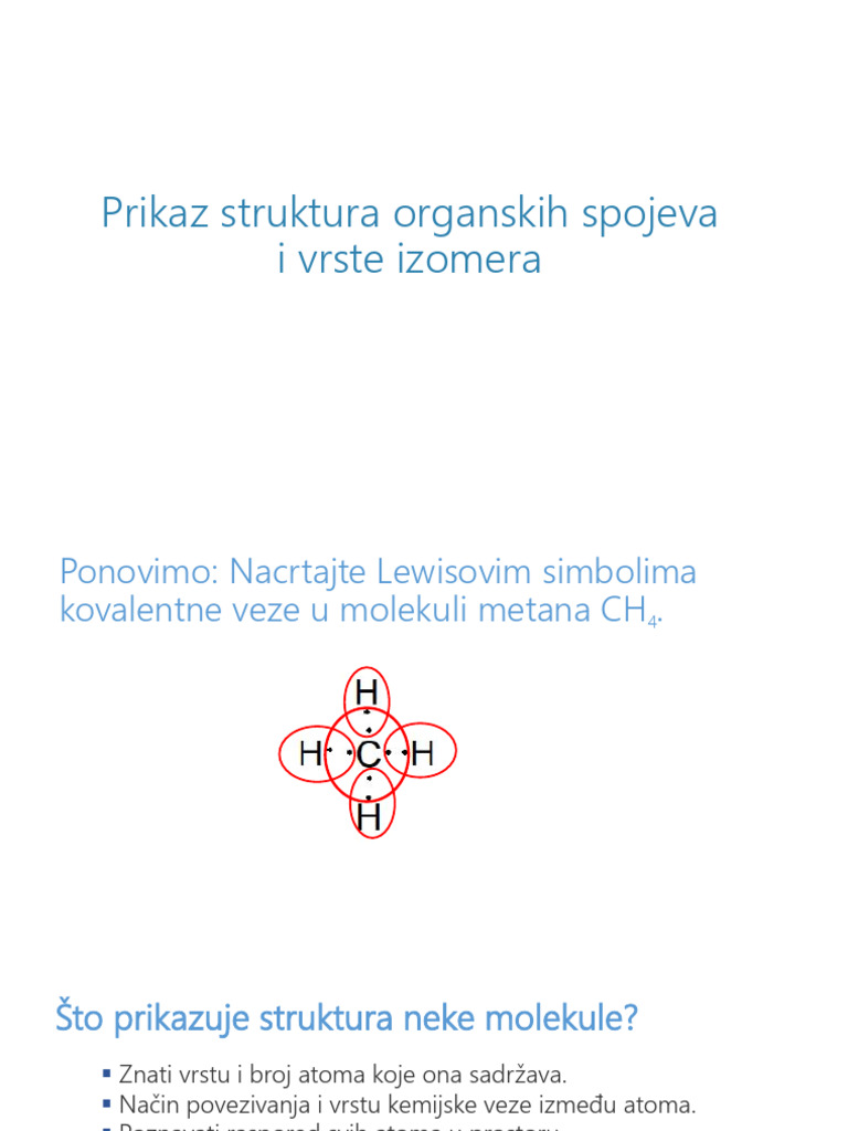 30-Strukture Organskih Spojeva | PDF