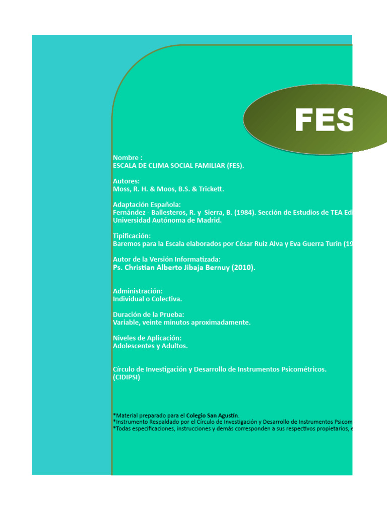 Prueba FES | PDF