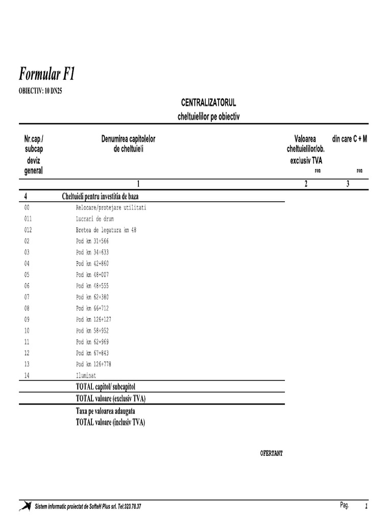 F1 DN25 Fara Valori | PDF