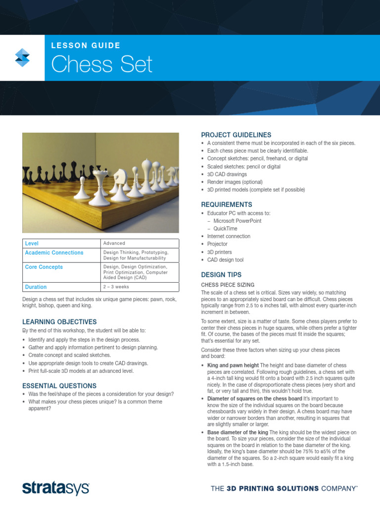 LG Chessset 0217a Web | PDF | 3 D Computer Graphics | Chess