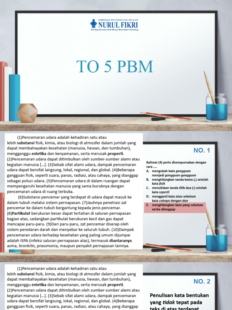 Soal TO 5 PBM | PDF
