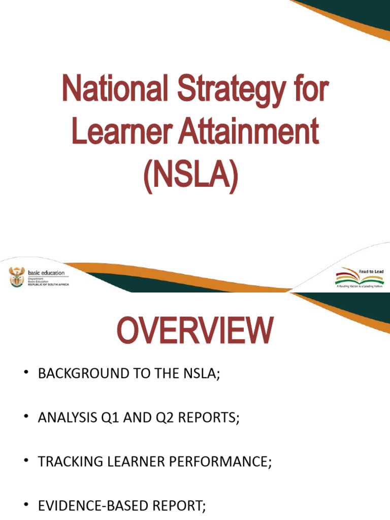 Feedback On Q1 and Q2 NSLA Reports | Download Free PDF | Educational ...