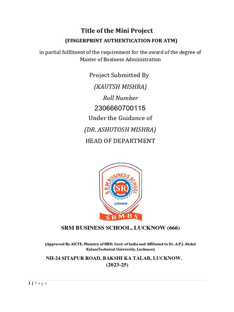 Atm Project | PDF | Automated Teller Machine | Personal Identification Number