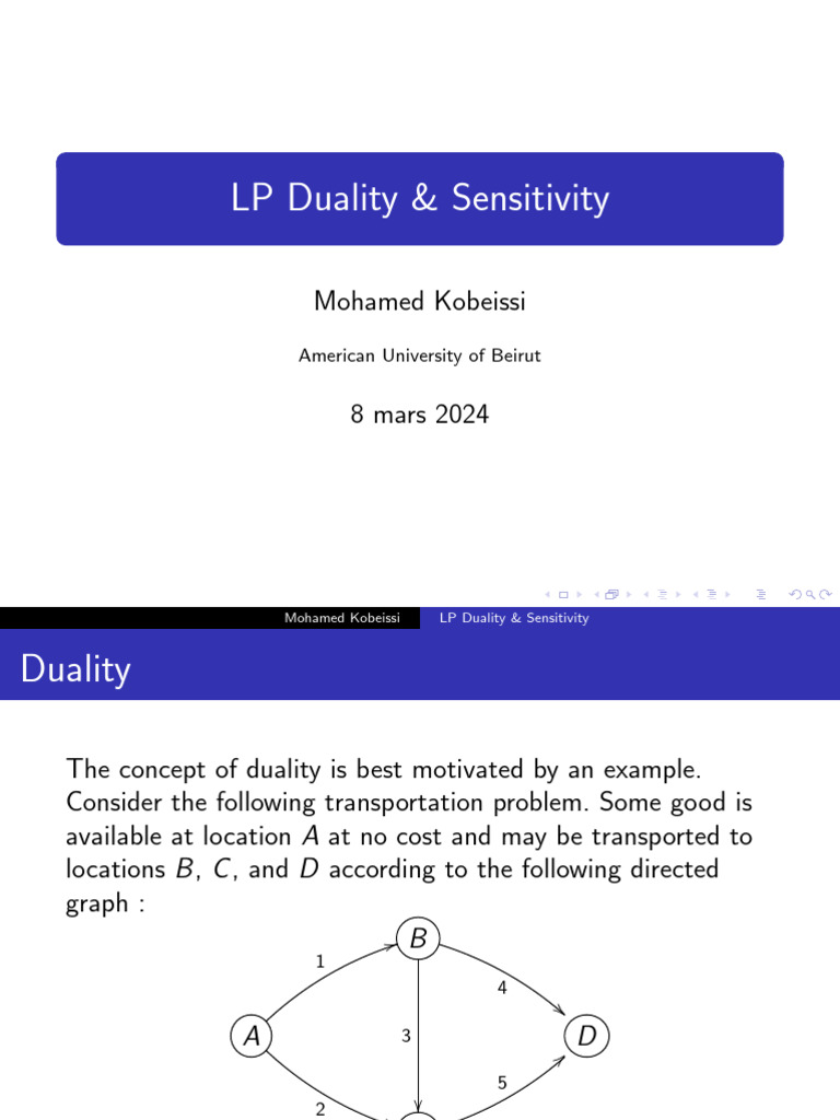 LP Duality | PDF | Mathematical Analysis | Mathematical Optimization LP Duality | PDF | Mathematical Analysis | Mathematical Optimization