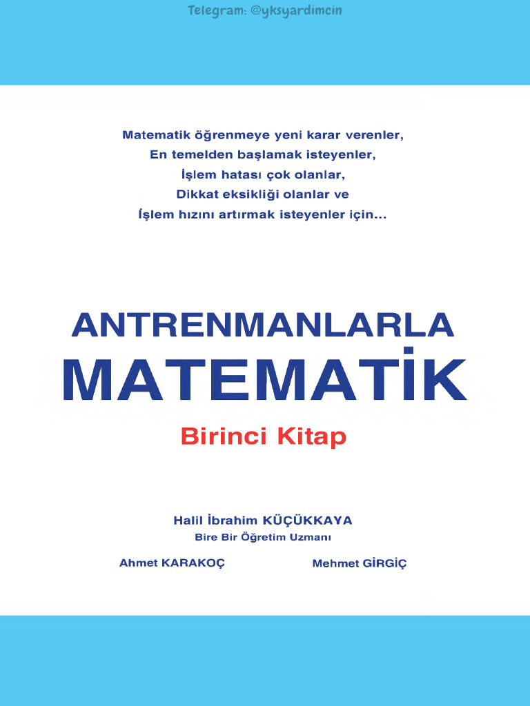 Antrenmanlar Mat 1 | PDF