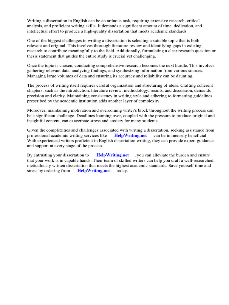 Dissertation en Anglais Introduction | PDF | Thesis | English As A ...