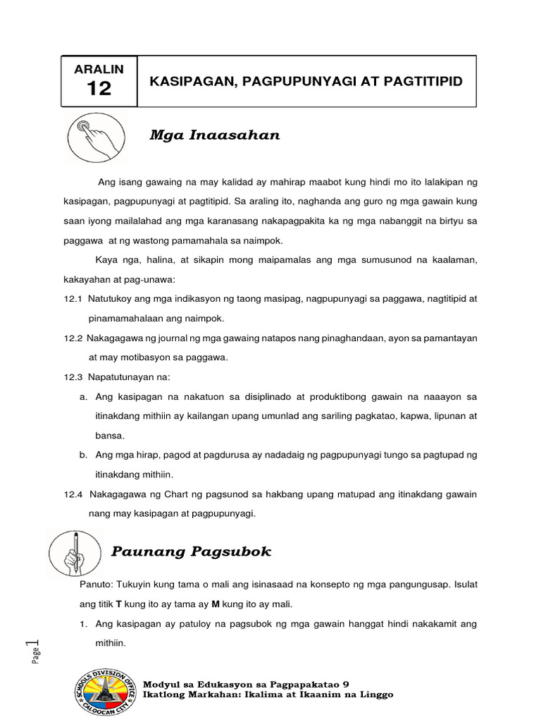 ESP 9 Q3 Weeks 5 6 | PDF