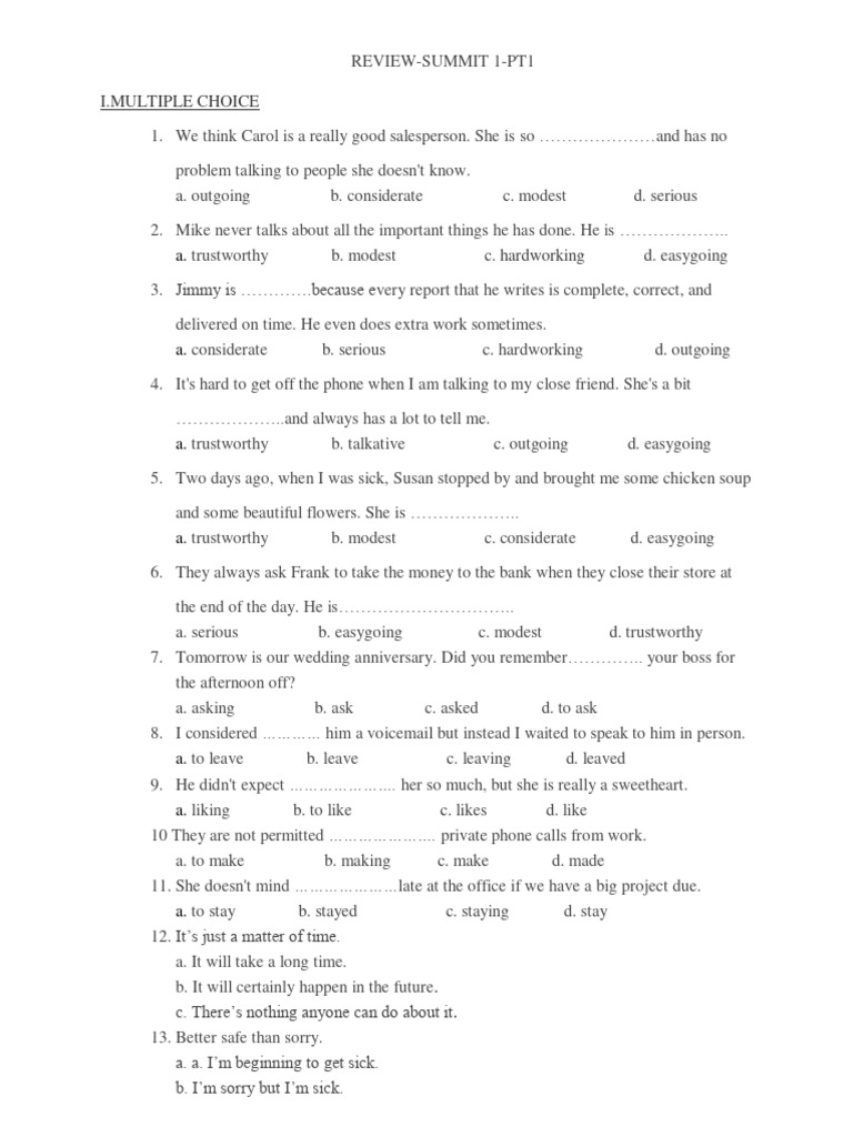 Key Editted Review For Sum 1 - pt1 G I L P | PDF | Paycheck