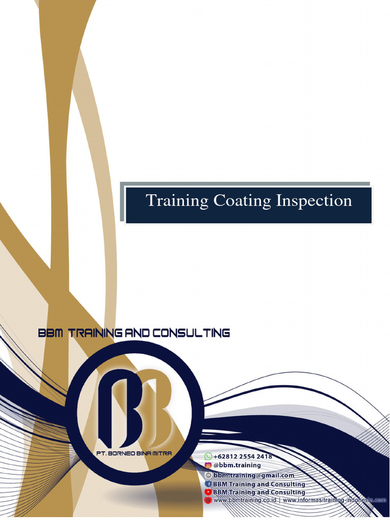 Coating Inspection Training Course | PDF | Paint | Corrosion