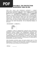 Irrevocable Master Fee Protection Agreement (IMFPA) | PDF | Signature ...