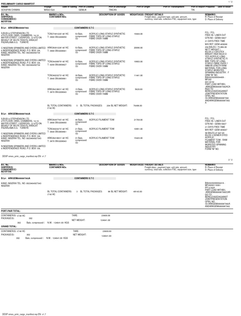 rwservlet | PDF | Cargo | Polymers