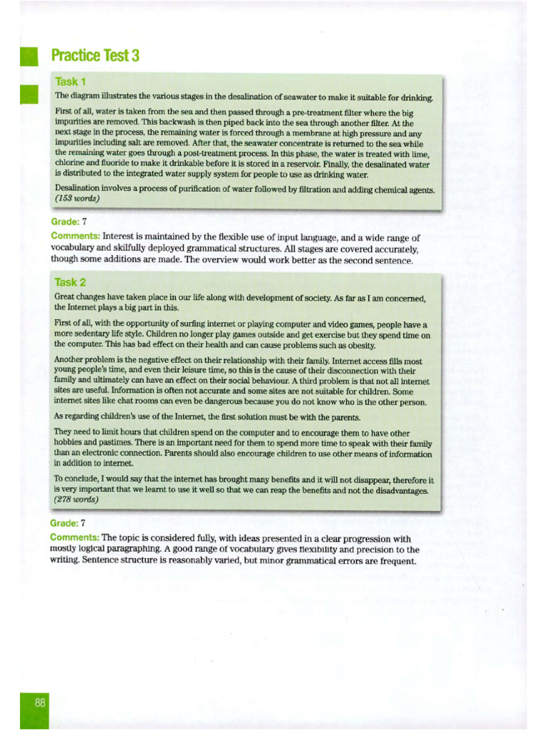 Practice Test 3 Sample | PDF