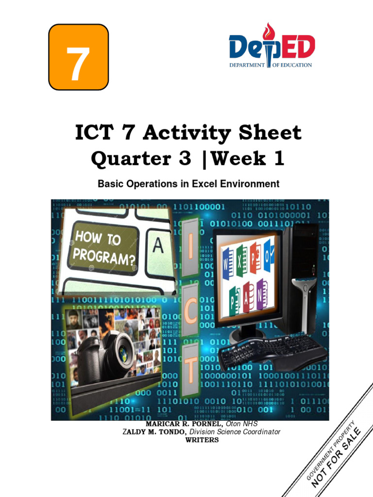 ICT 7 Activity Sheet: Quarter 3 - Week 1 | Download Free PDF ...