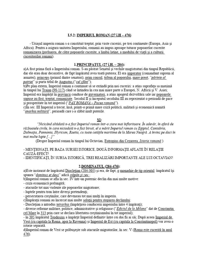 Imperiul Roman | PDF