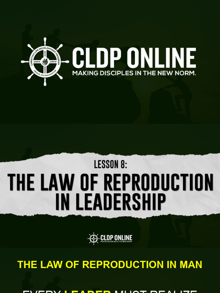 CLDP-3-Lesson-8-The-Law-of-Reproduction-in-LeadershipEdited-by-Multi | PDF