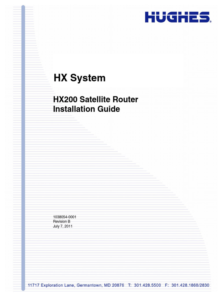 HX200 Installation Guide Rev B | PDF | Windows 2000 | Computer Network