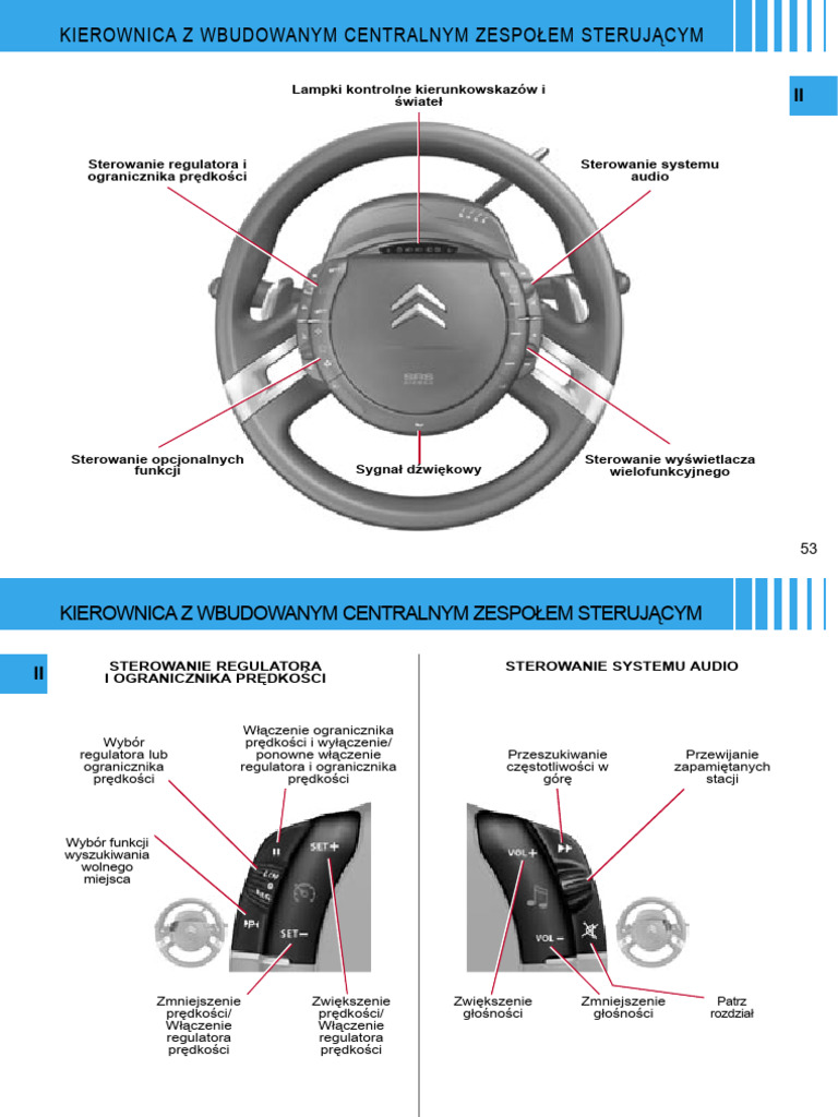 Kierownica Z Zesp - Sterujñcym | PDF