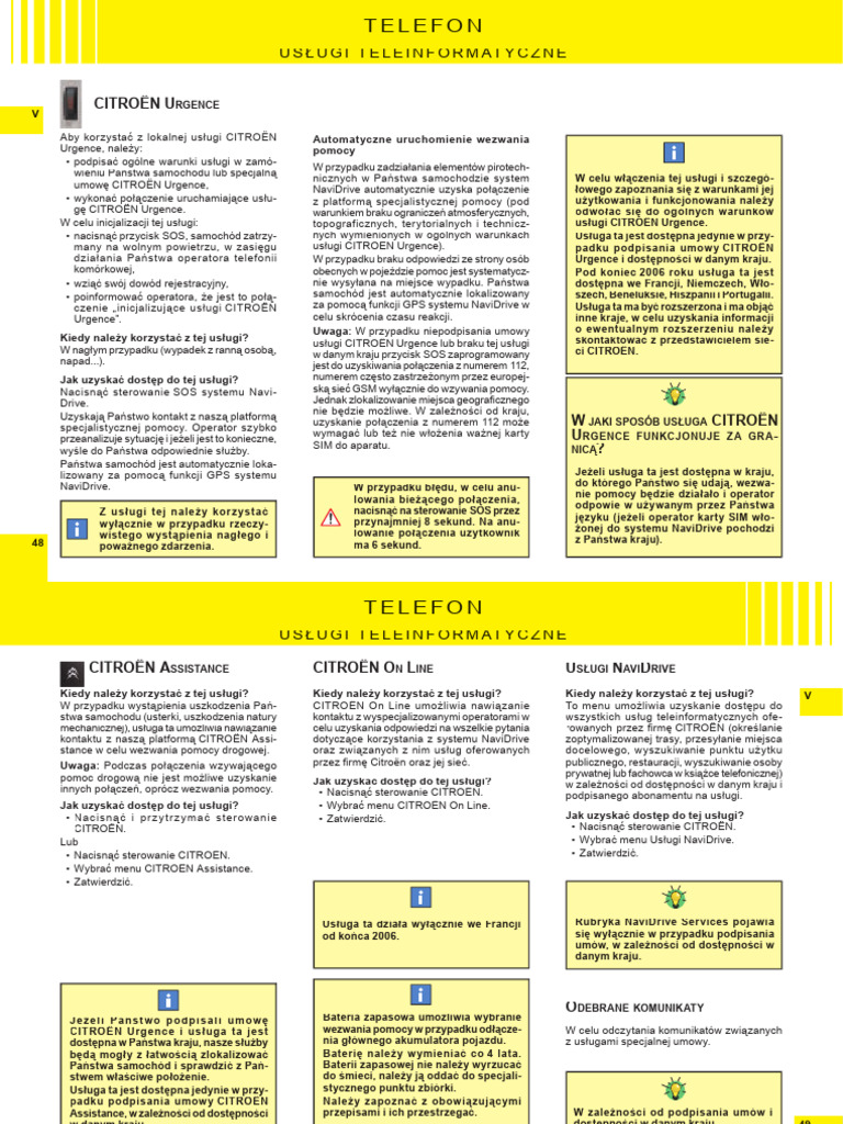 Navi - Usêugi Teleinfo | PDF