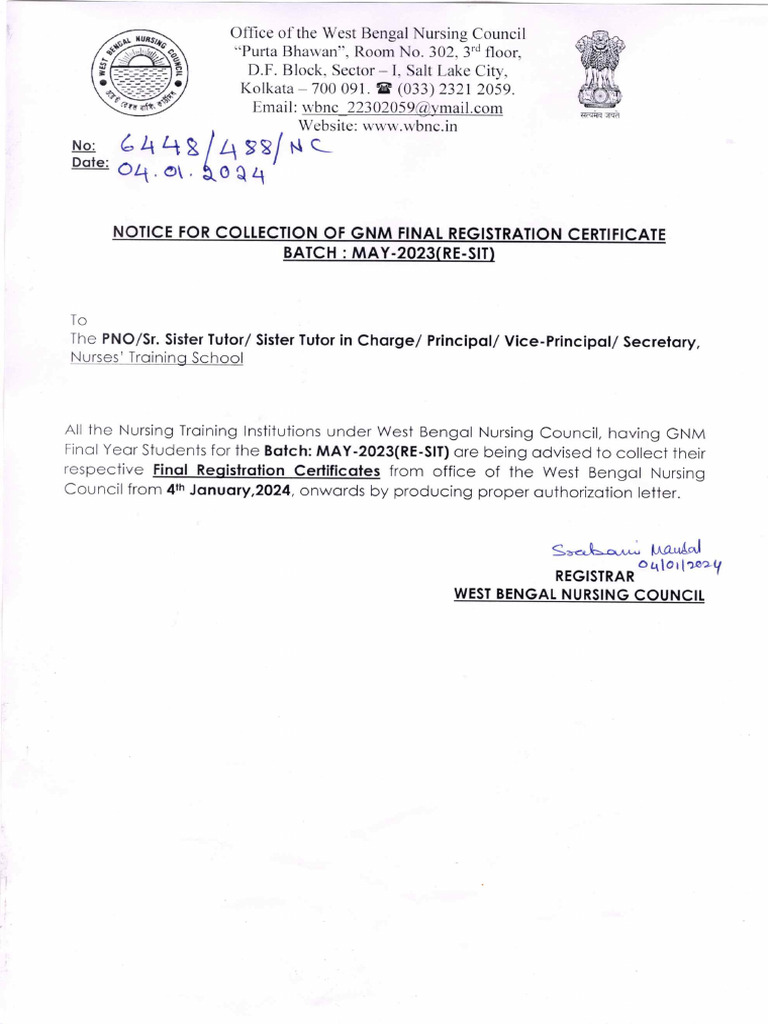 NOTICE_FOR_COLLECTION_OF_FINAL_REGISTRATION_CERTIFICATE_BATCH-_MAY-2023 ...