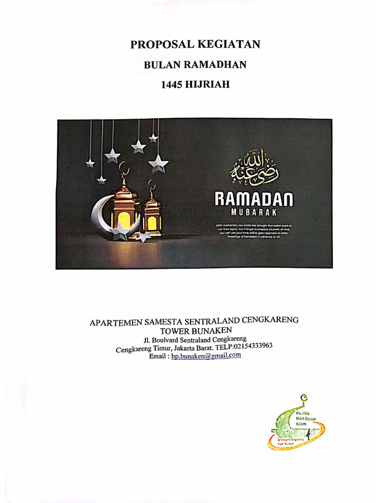 Proposal Bulan Ramadhan 2024 | PDF