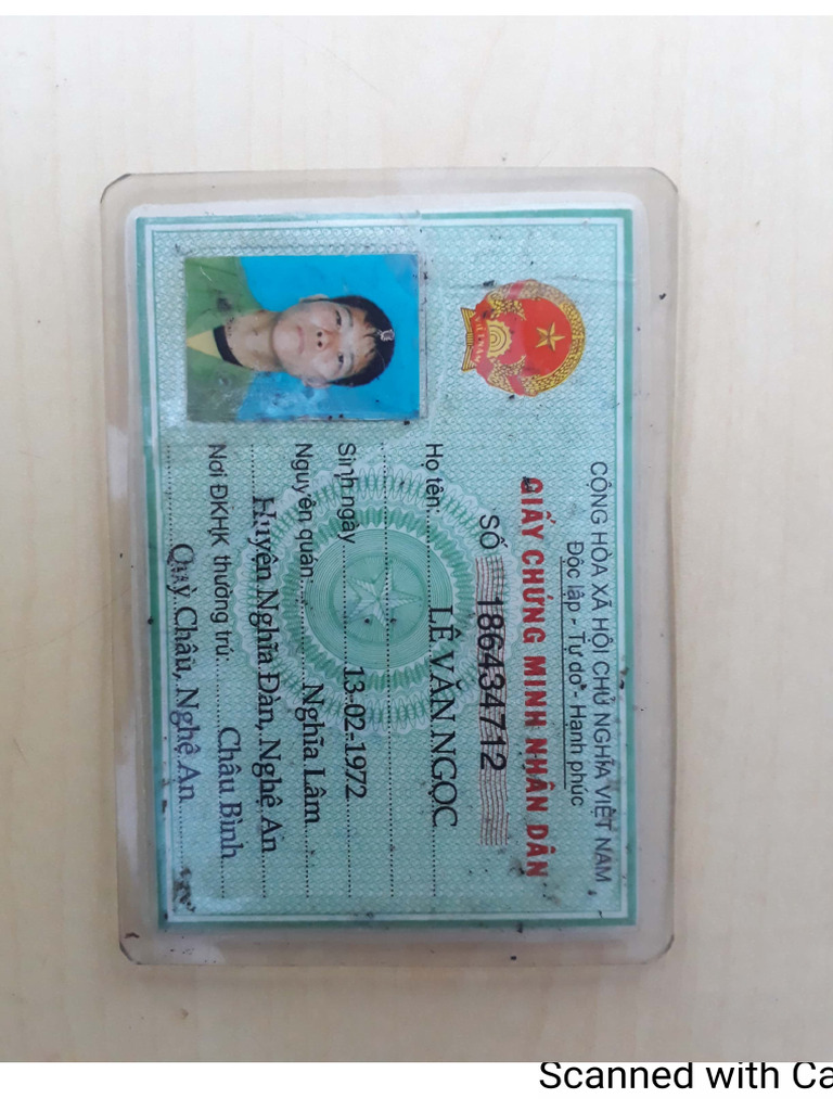 CMND Levanngoc | PDF