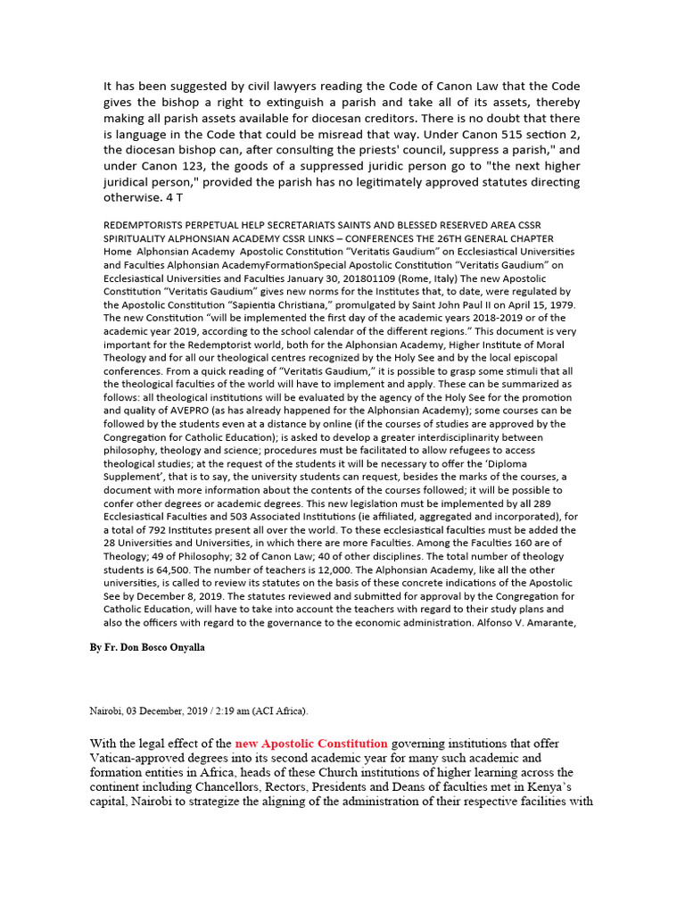 Temporal Goods Administration | PDF | Catholic Church | Holy See