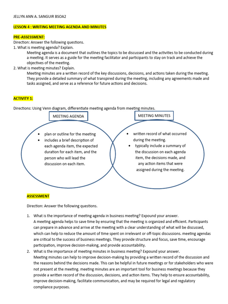 Business Writing Lesson 4 | Download Free PDF | Decision Making