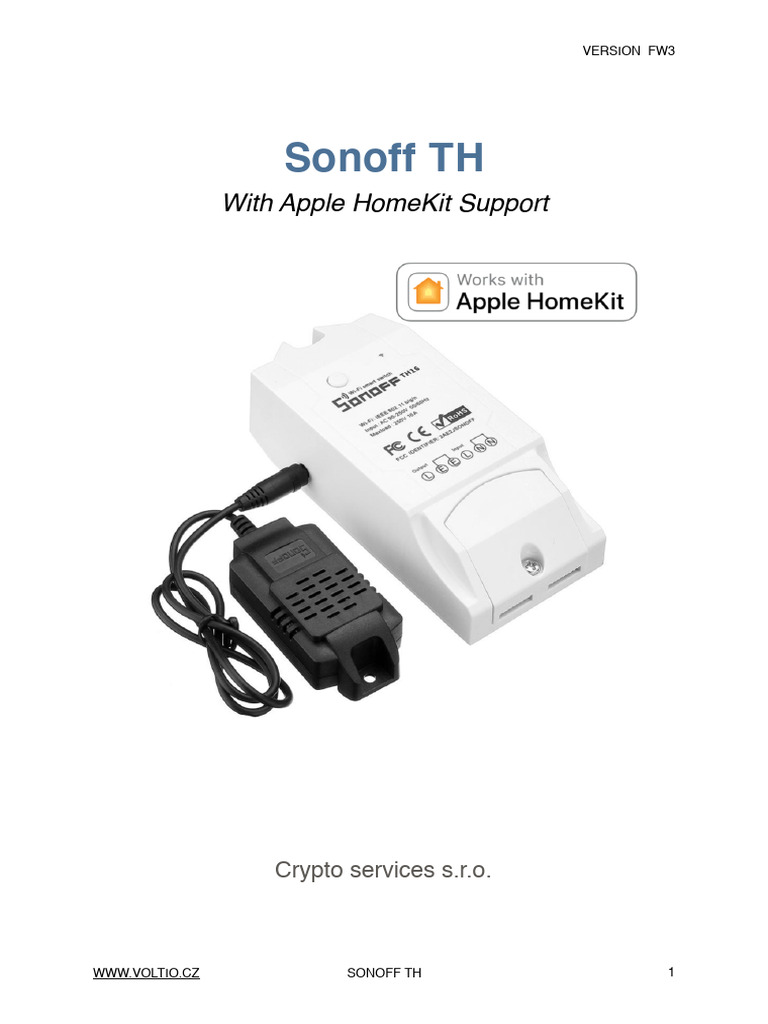 Sonoff TH en | PDF | Wi Fi | Wireless Access Point