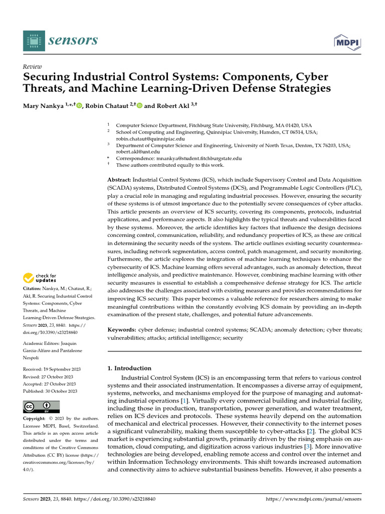 Securing Industrial Control Systems | PDF | Scada | Programmable Logic Controller