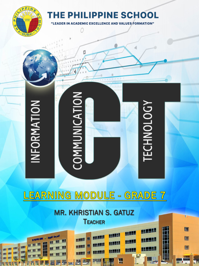 ICT 7 Learning Module | PDF | Adobe Photoshop | Graphics