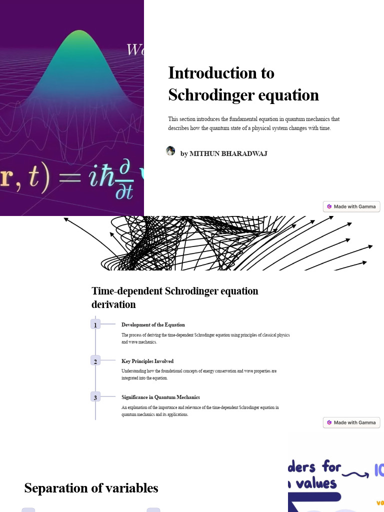 Introduction To Schrodinger Equation | PDF | Schrödinger Equation | Quantum Mechanics