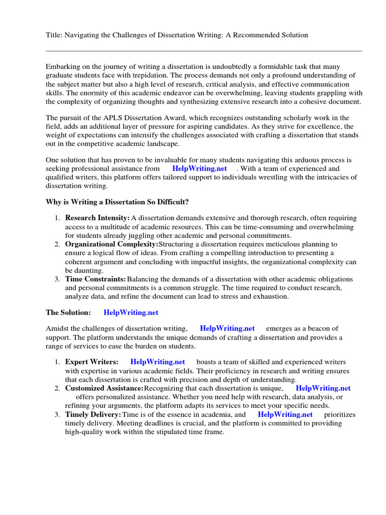 Apls Dissertation Award | PDF | Thesis | Advanced Placement