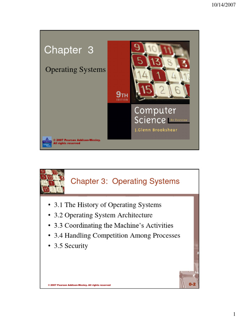 Lecture Slides 903 | PDF | Operating System | Process (Computing)